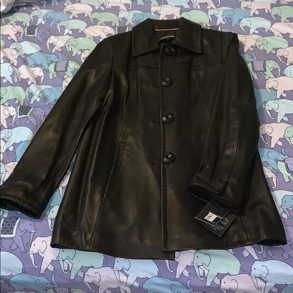 Ellen Tracy | Jackets & Coats | Ellen Tracy Leather Jacket | Poshmark